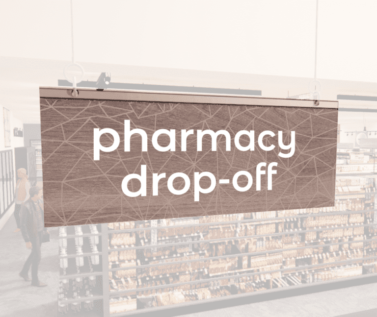 Department Sign, Hanging (Modern) – Small, Pharmacy Drop-off | Shop2It ...