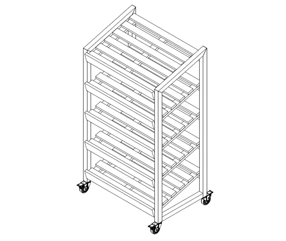 Bakery Bread Rack (Cooper) - 5-Shelf - Shop2It Retail