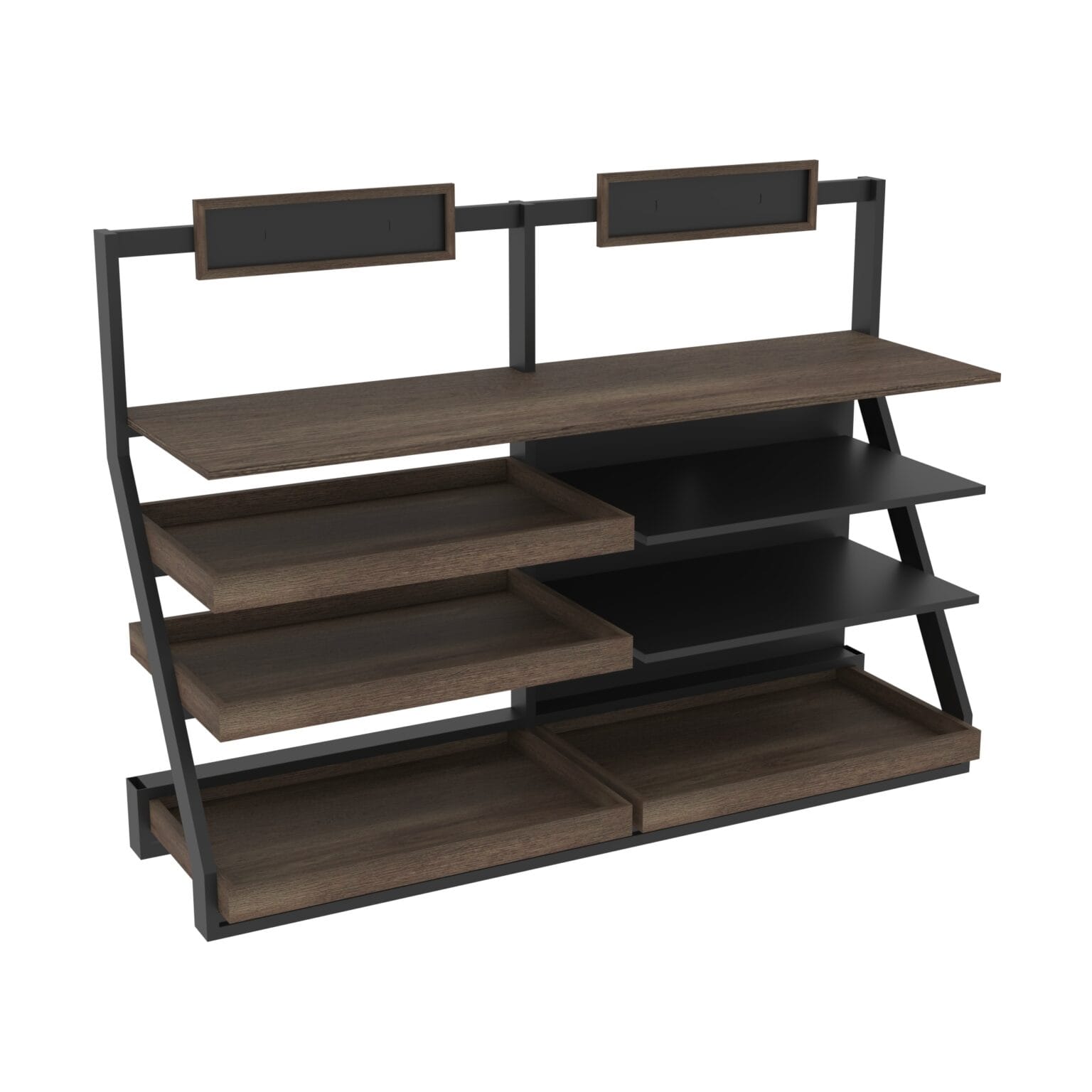 Large Bakery Display (Xander) - Combo Shelves And Trays - Shop2It Retail