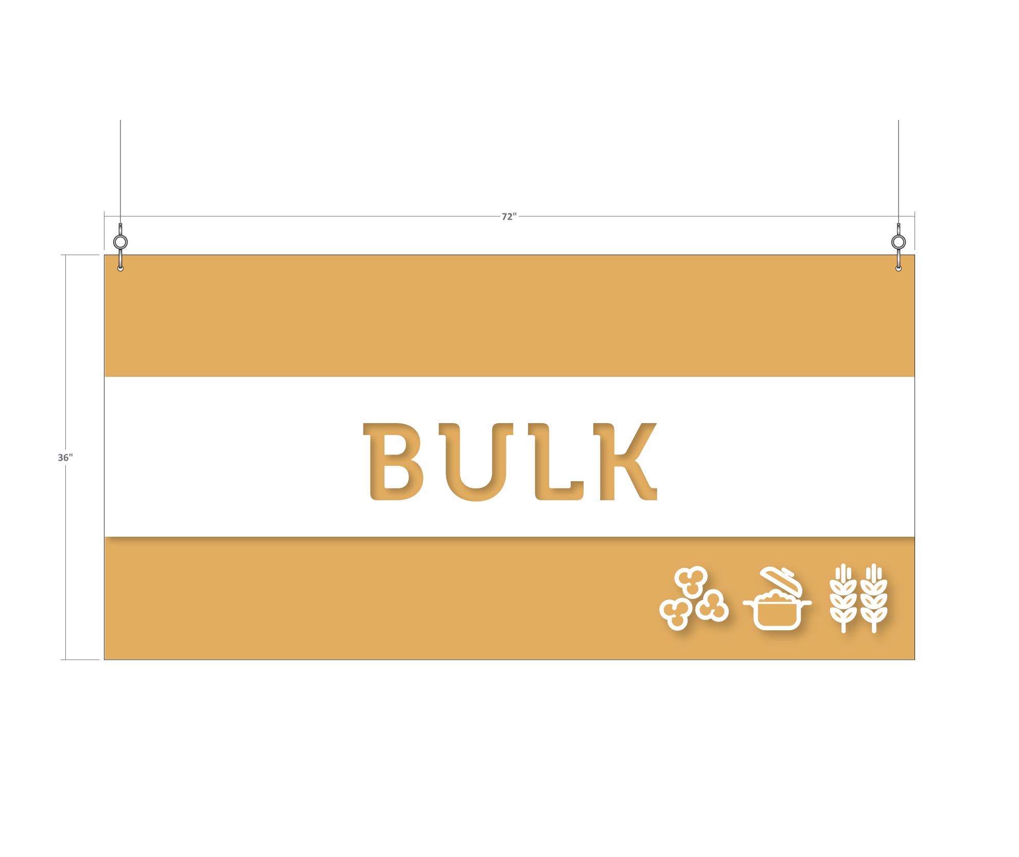 Tall Department Sign (Iconic) - Bulk - Shop2It Retail